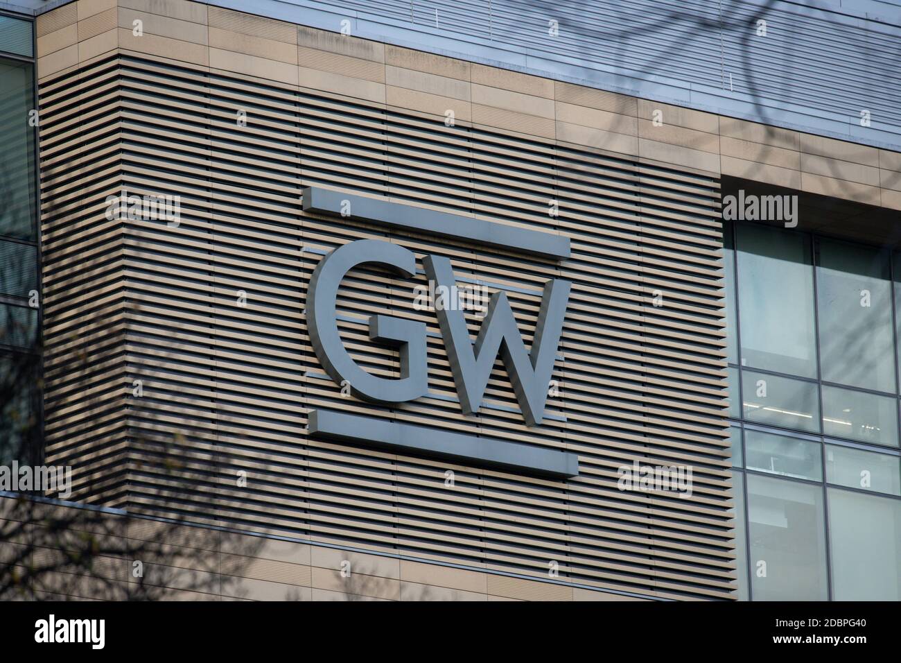 The george washington university logo hi-res stock photography and ...