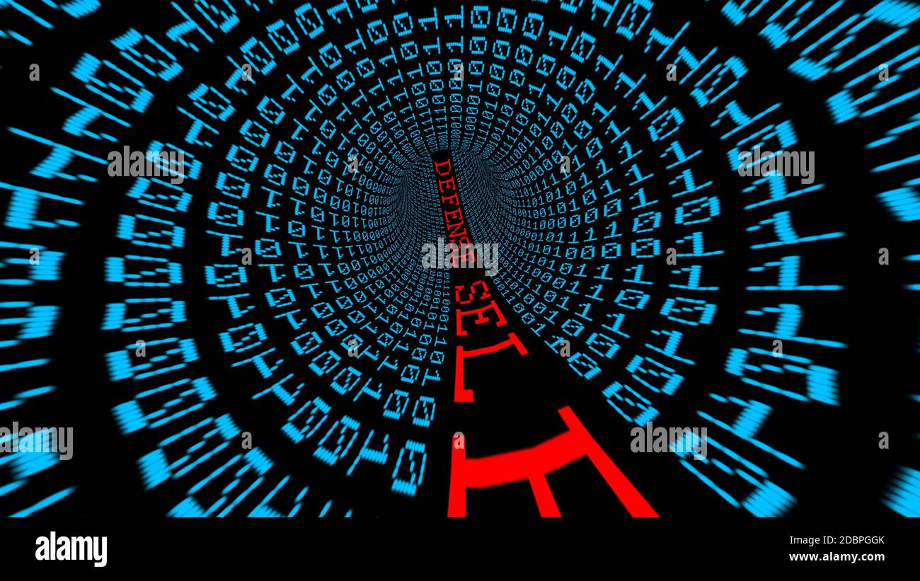 Defence matrix tunnel Stock Photo - Alamy