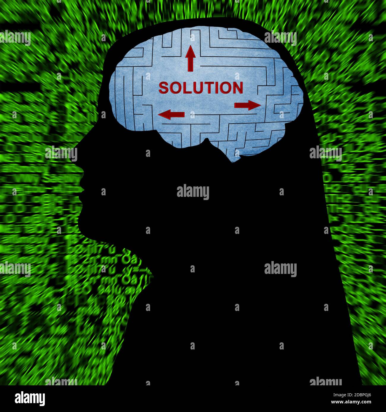 Solution in mind Stock Photo - Alamy