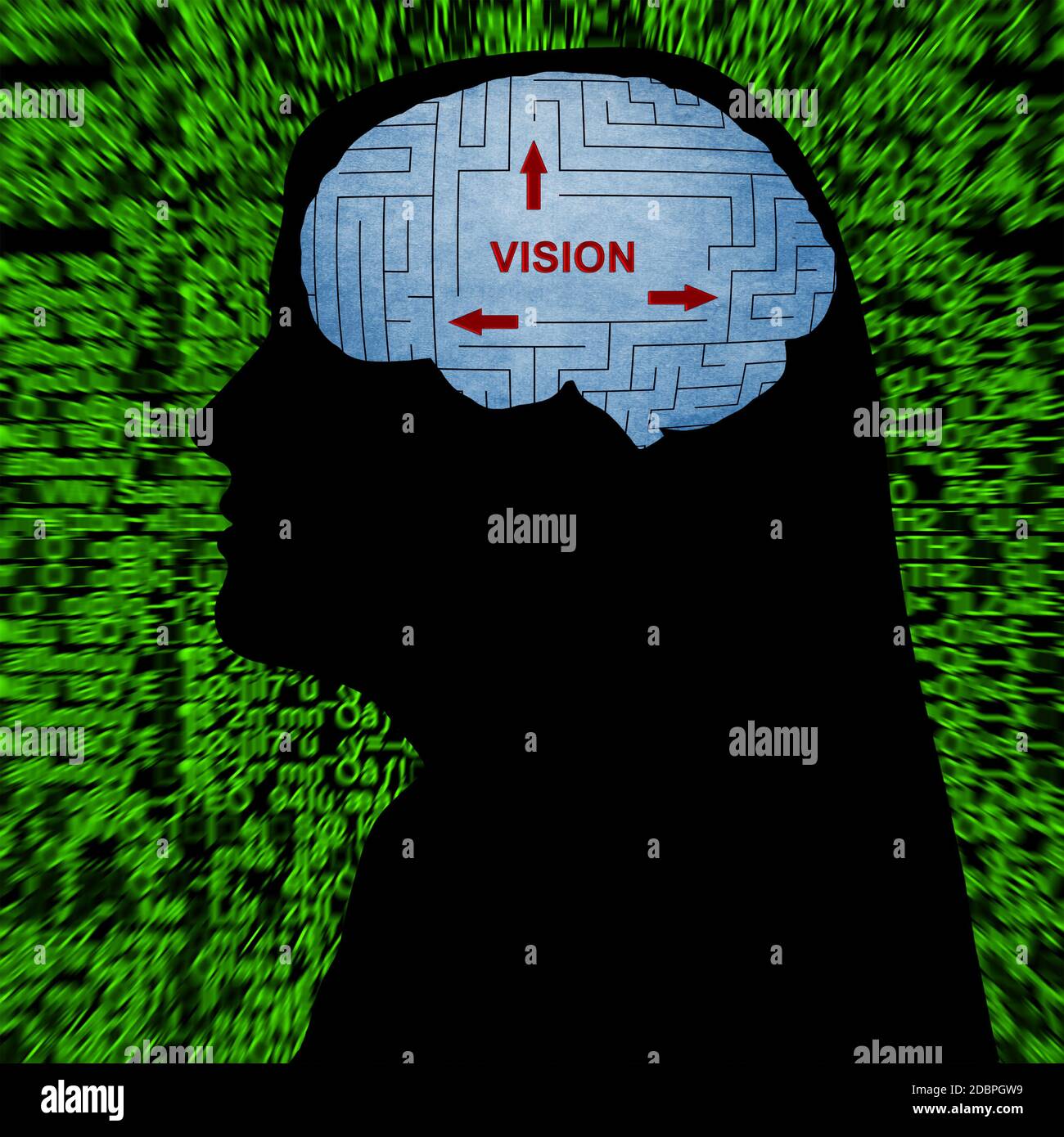 Vision in mind Stock Photo - Alamy