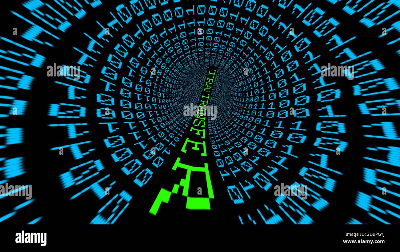 Web transfer data tunnel hi-res stock photography and images - Alamy