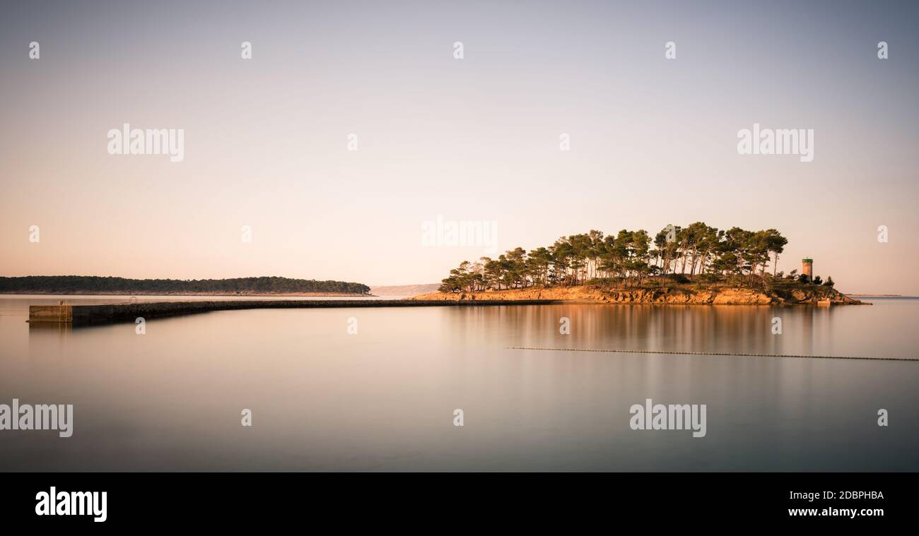 Seascape at the beach of banjol island rab in croatia Stock Photo - Alamy