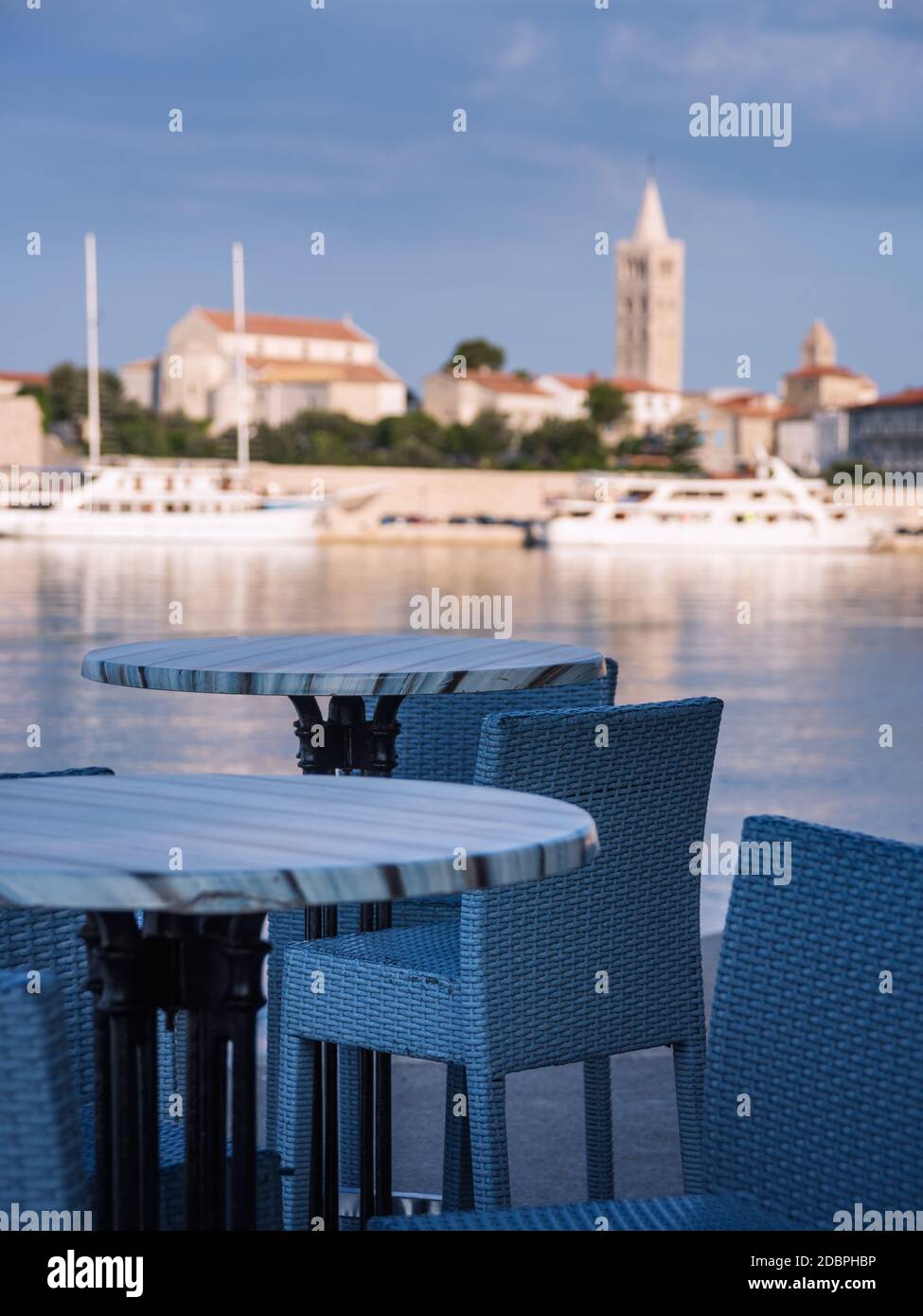 Port of rab on the island rab in croatia Stock Photo - Alamy