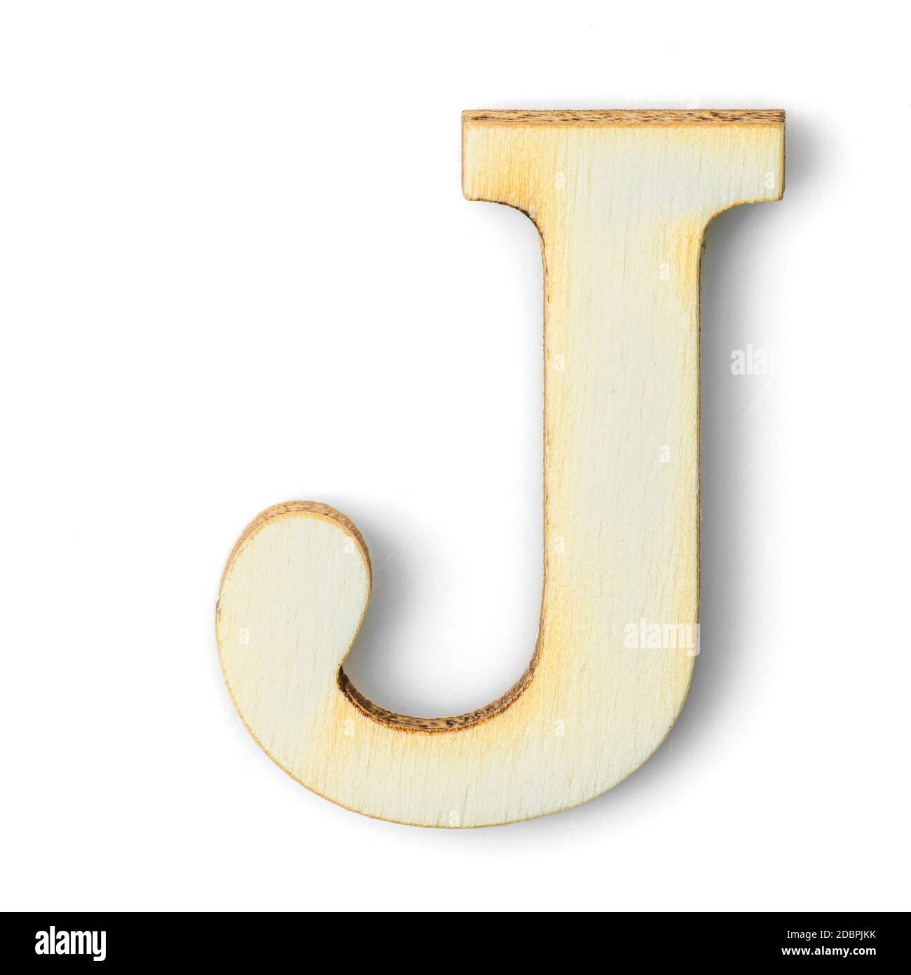 Wooden Alphabet study english letter with drop shadow on white ...