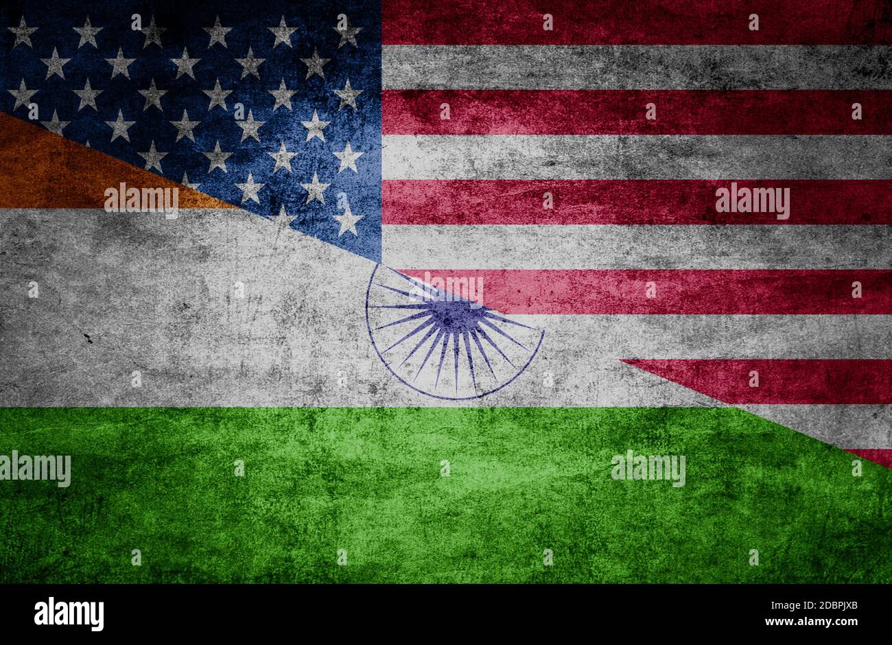 Country relations. Flags on textured background Stock Photo - Alamy