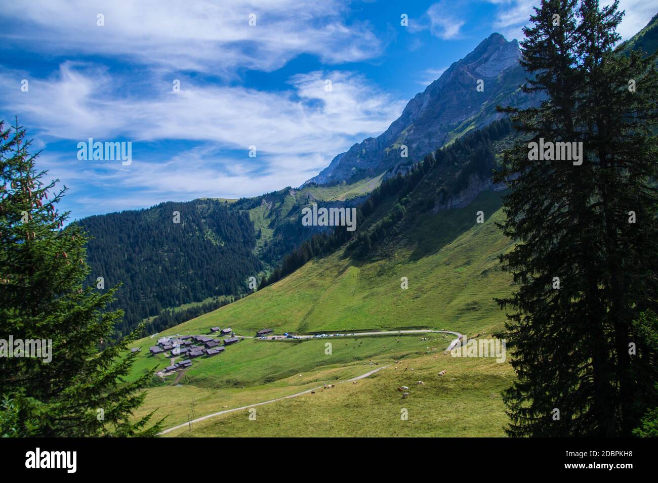 landscape of the Swiss Alps Stock Photo - Alamy
