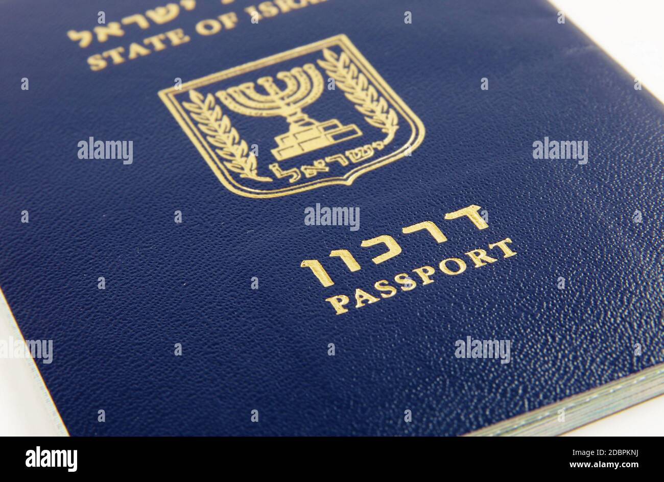 Israel passport on the white Stock Photo - Alamy