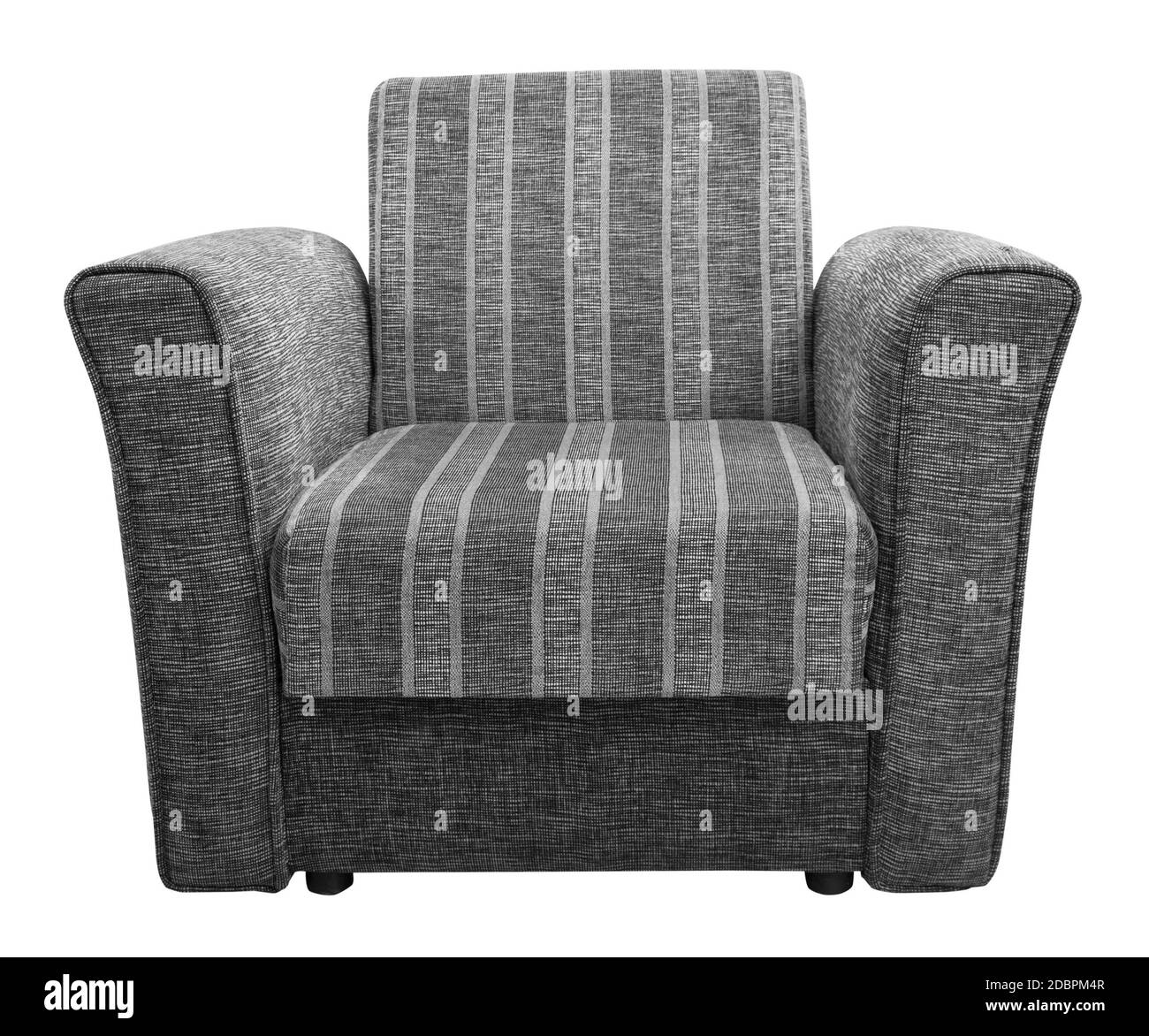 Vintage soft armchair isolated on white Stock Photo - Alamy