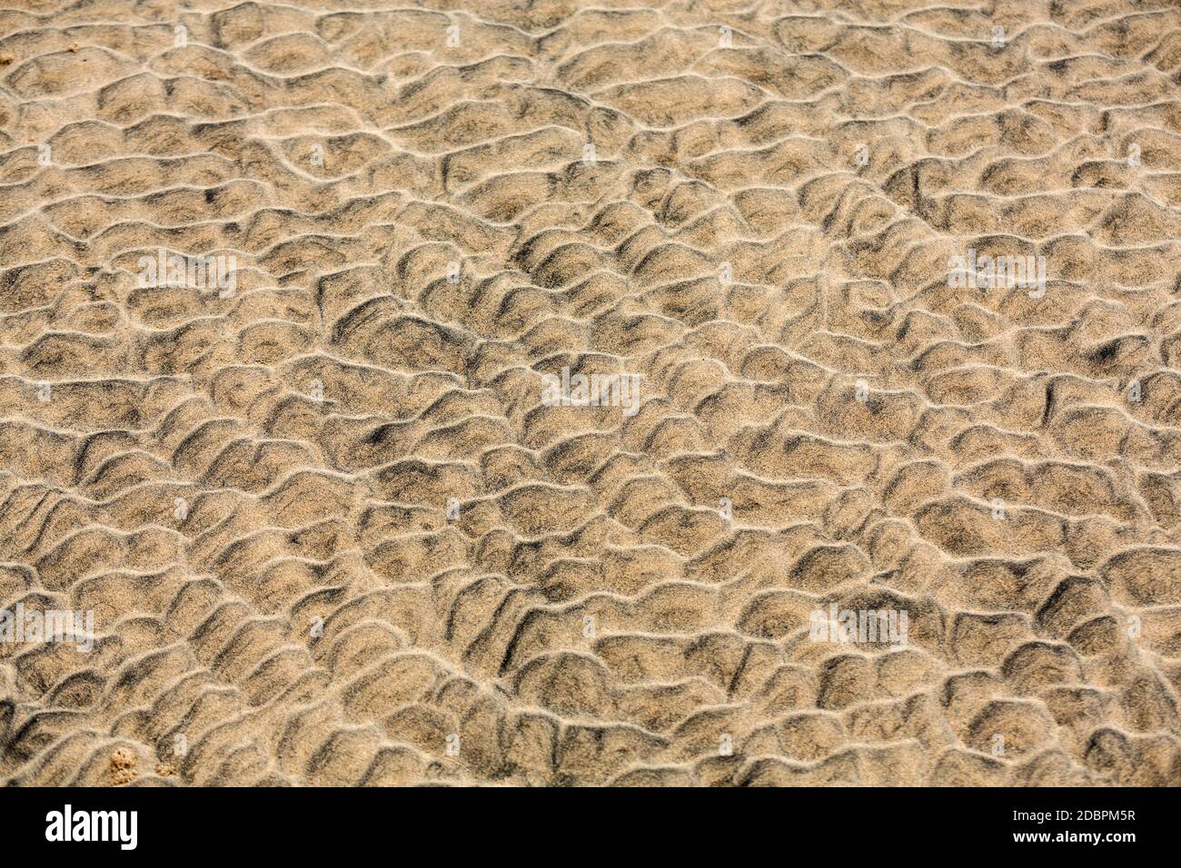 closeup of sand pattern of a beach in the summer Stock Photo - Alamy