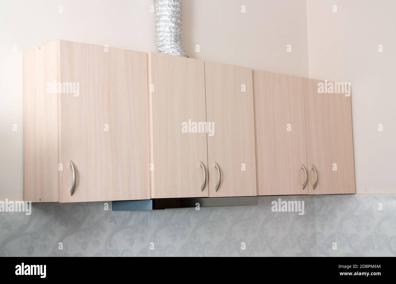 Kitchen cabinets at home closeup Stock Photo - Alamy