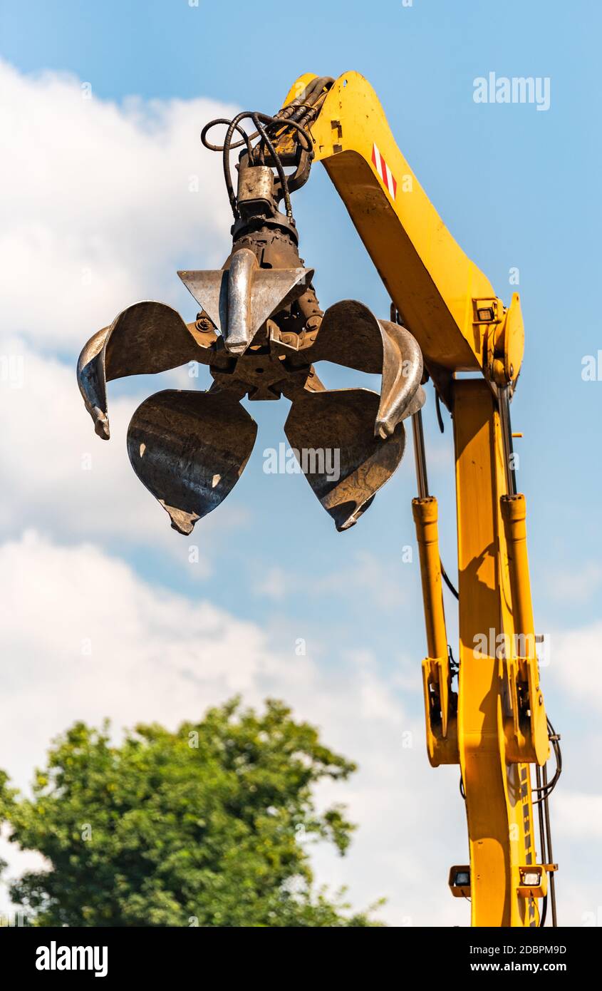 Industrial plastic waste and crane hi-res stock photography and images ...