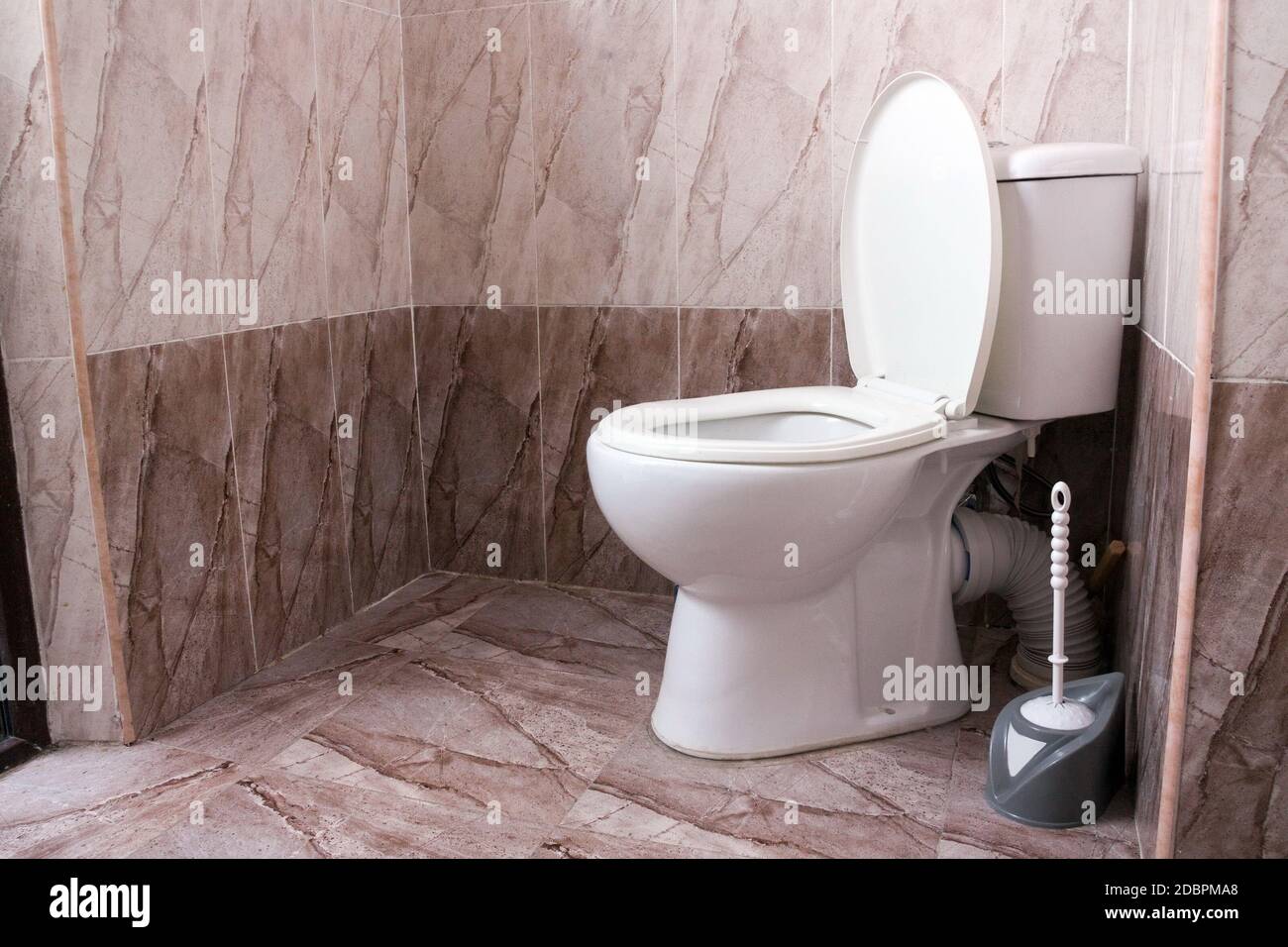 Home restroom toilet closeup Stock Photo - Alamy
