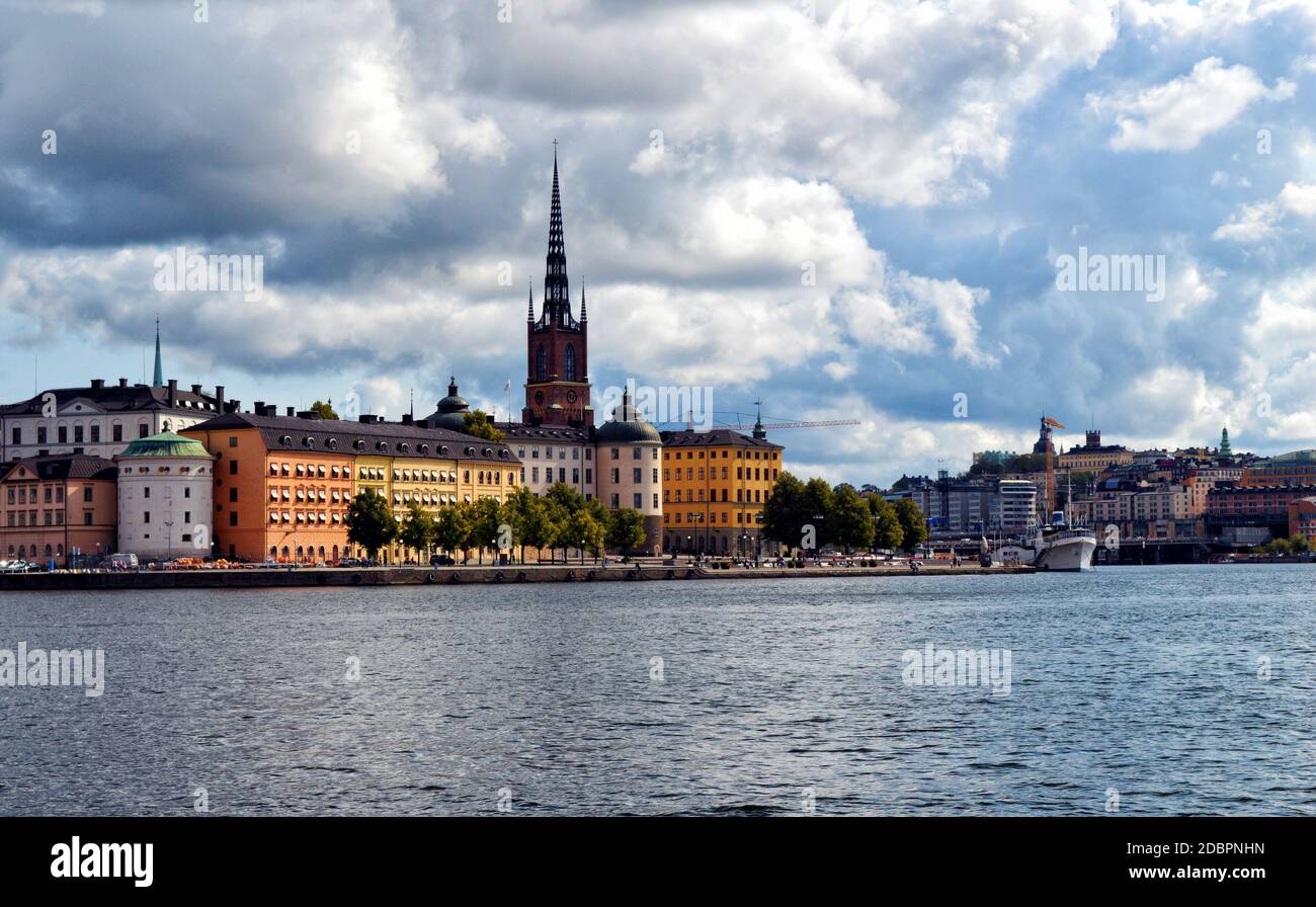 View on Stockholm. Sweden capital Stock Photo - Alamy