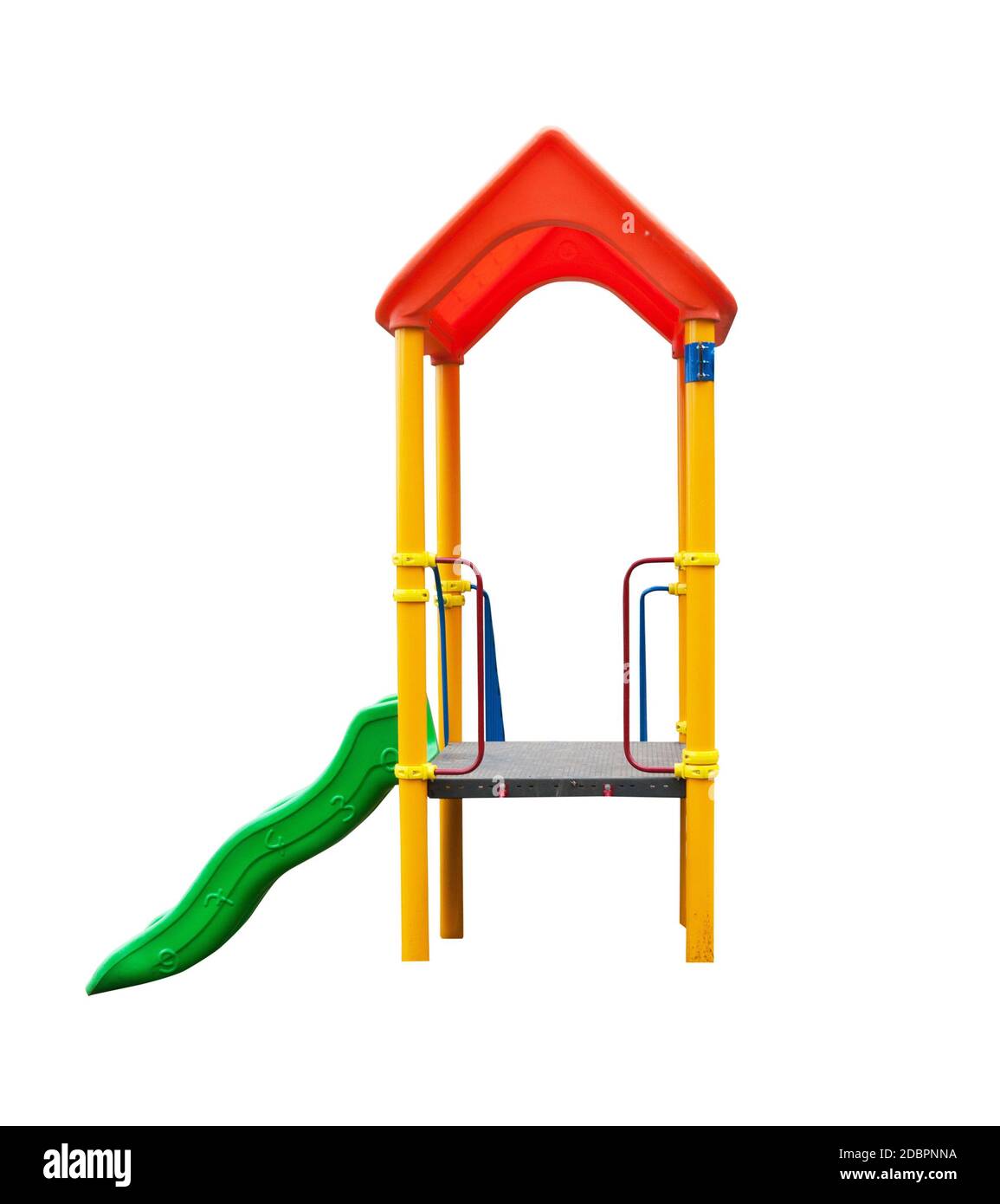 Children playground isolated on white Stock Photo - Alamy