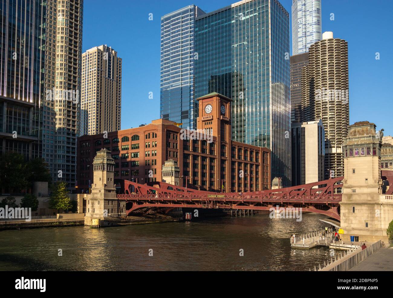 LaSalle Street Bridge Chicago, USA Stock Photo - Alamy