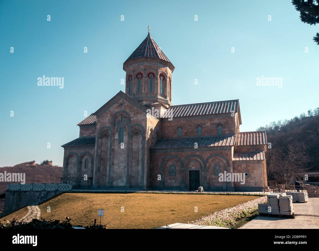 Bodbe monastery. Alazany Valley. Kakheti.Georgia Stock Photo - Alamy