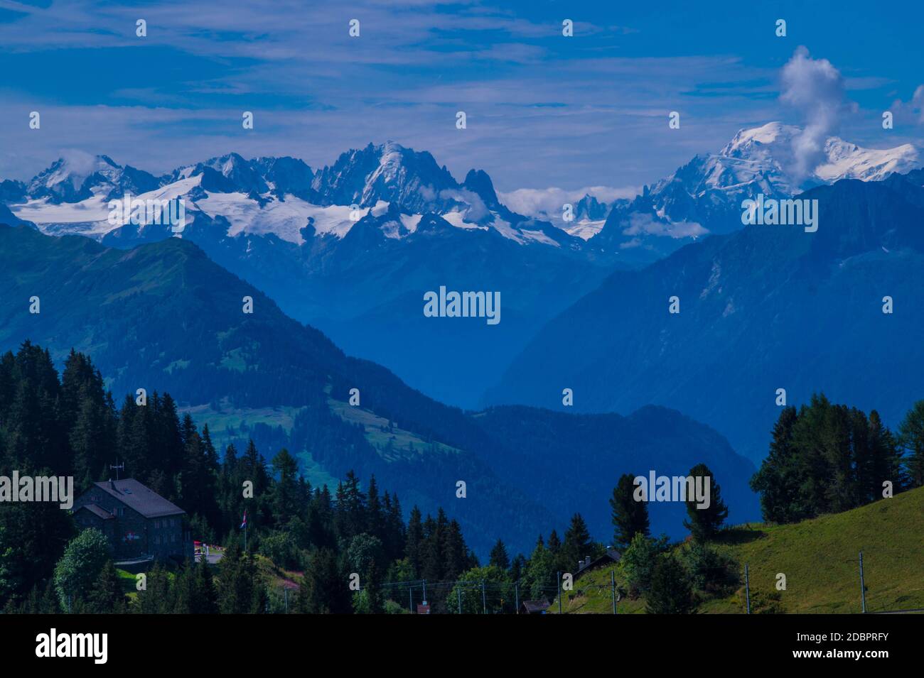 landscape of the Swiss Alps Stock Photo - Alamy