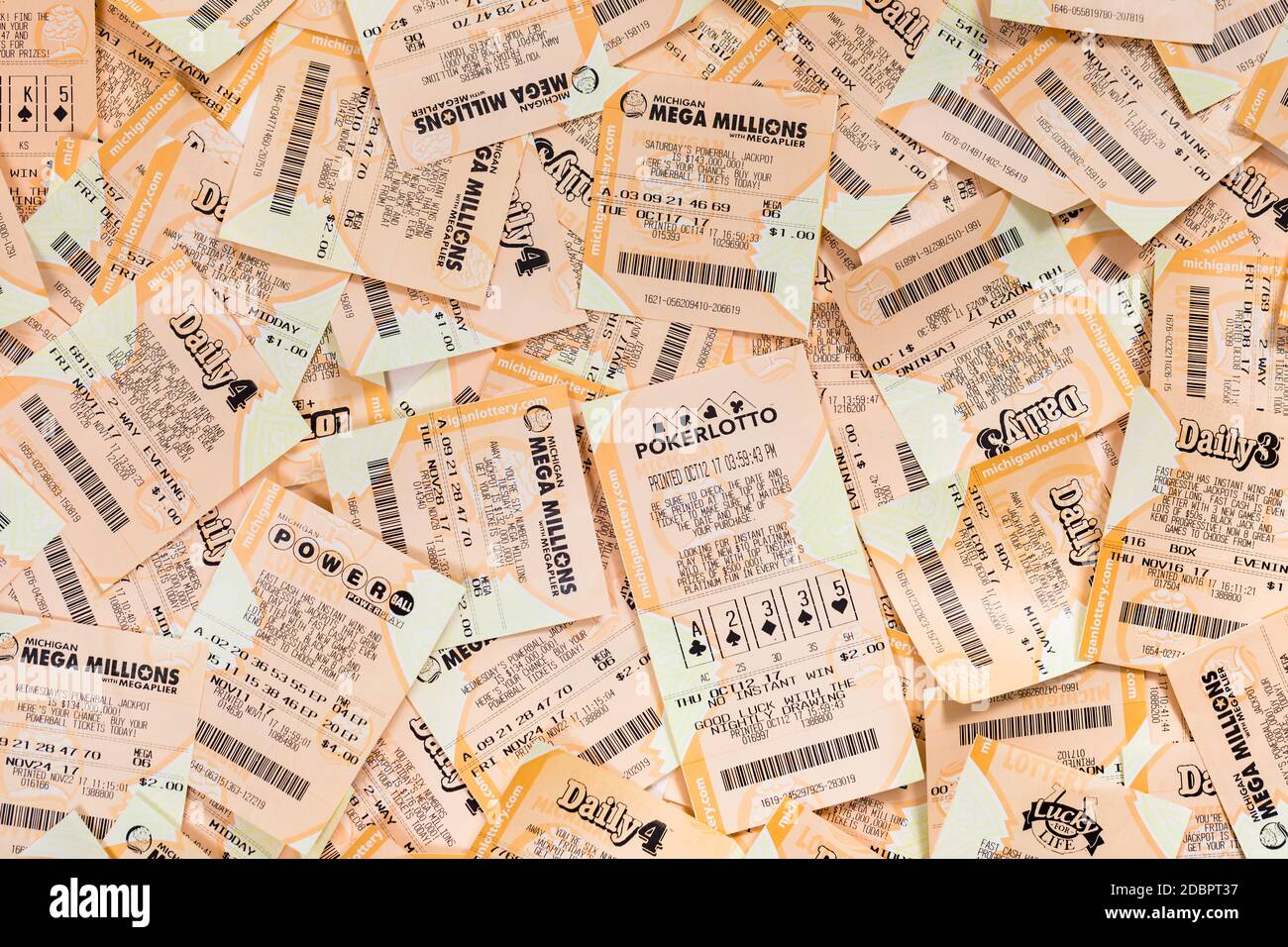 Powerball ticket hi-res stock photography and images - Alamy