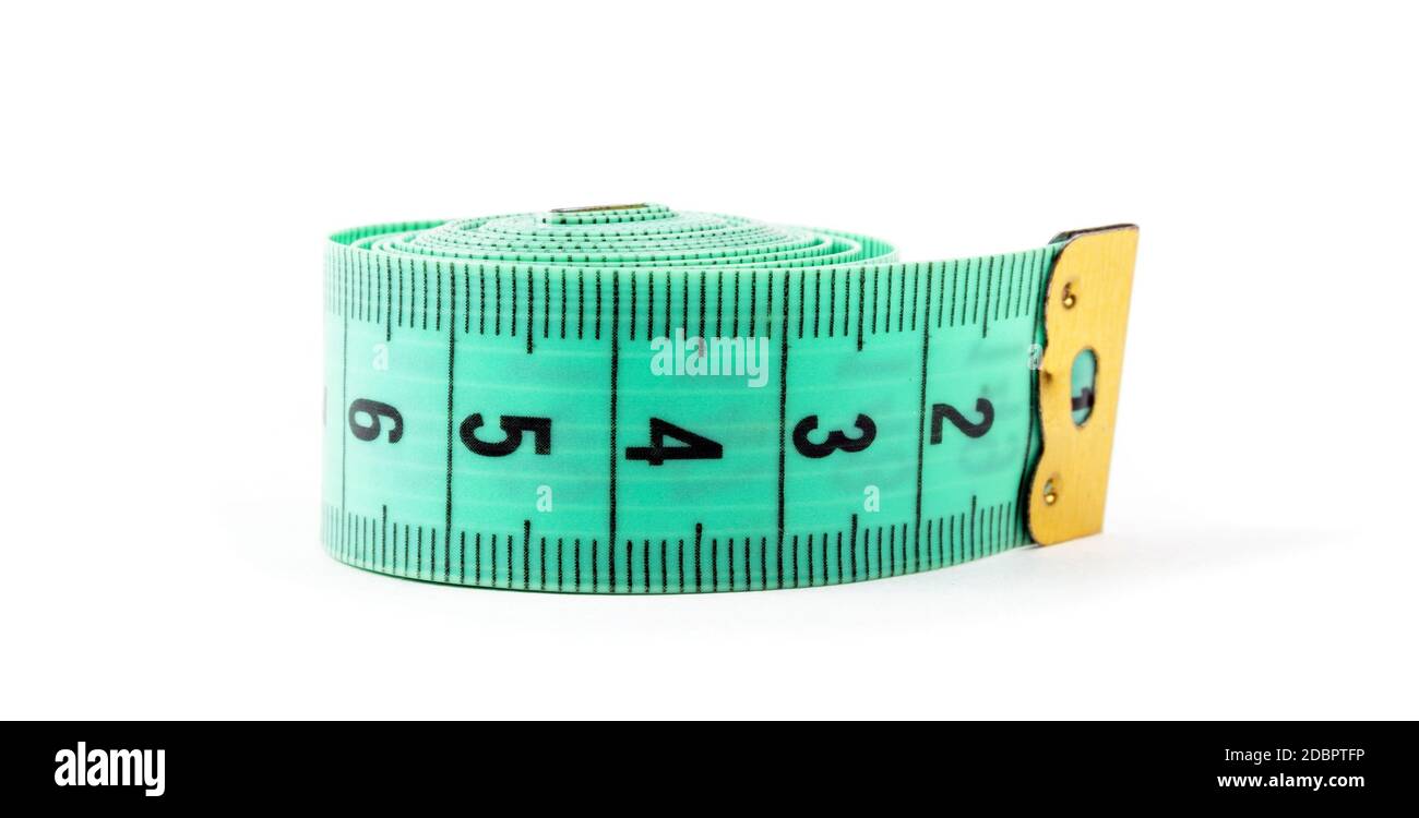 Meter tape isolated on the white background Stock Photo - Alamy