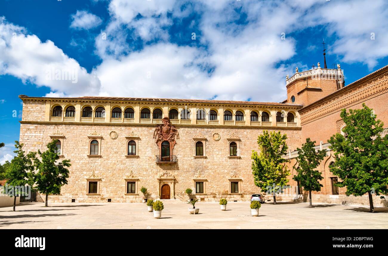 Archiepiscopal Palace of Alcala de Henares in Spain Stock Photo - Alamy