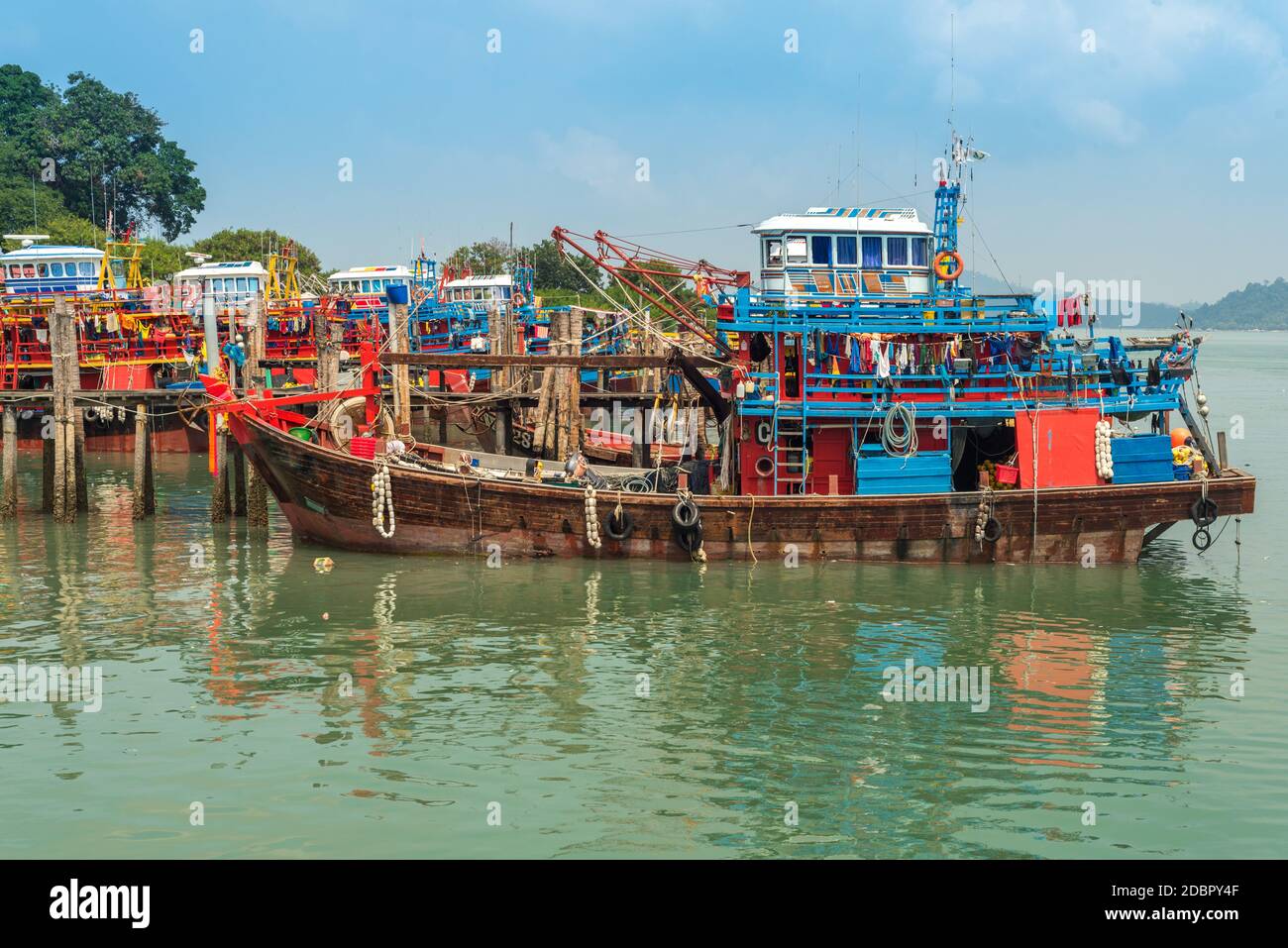 Fishing boat pangkor hi-res stock photography and images - Alamy