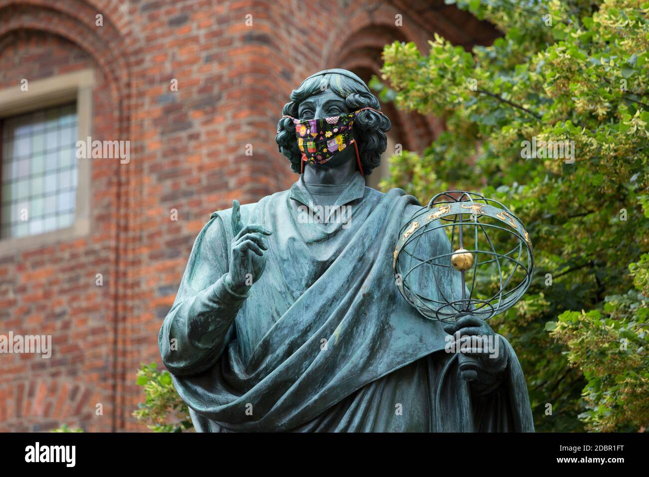 Torun, Poland - June 26, 2020: Nicolaus Copernicus Monument, statue of ...