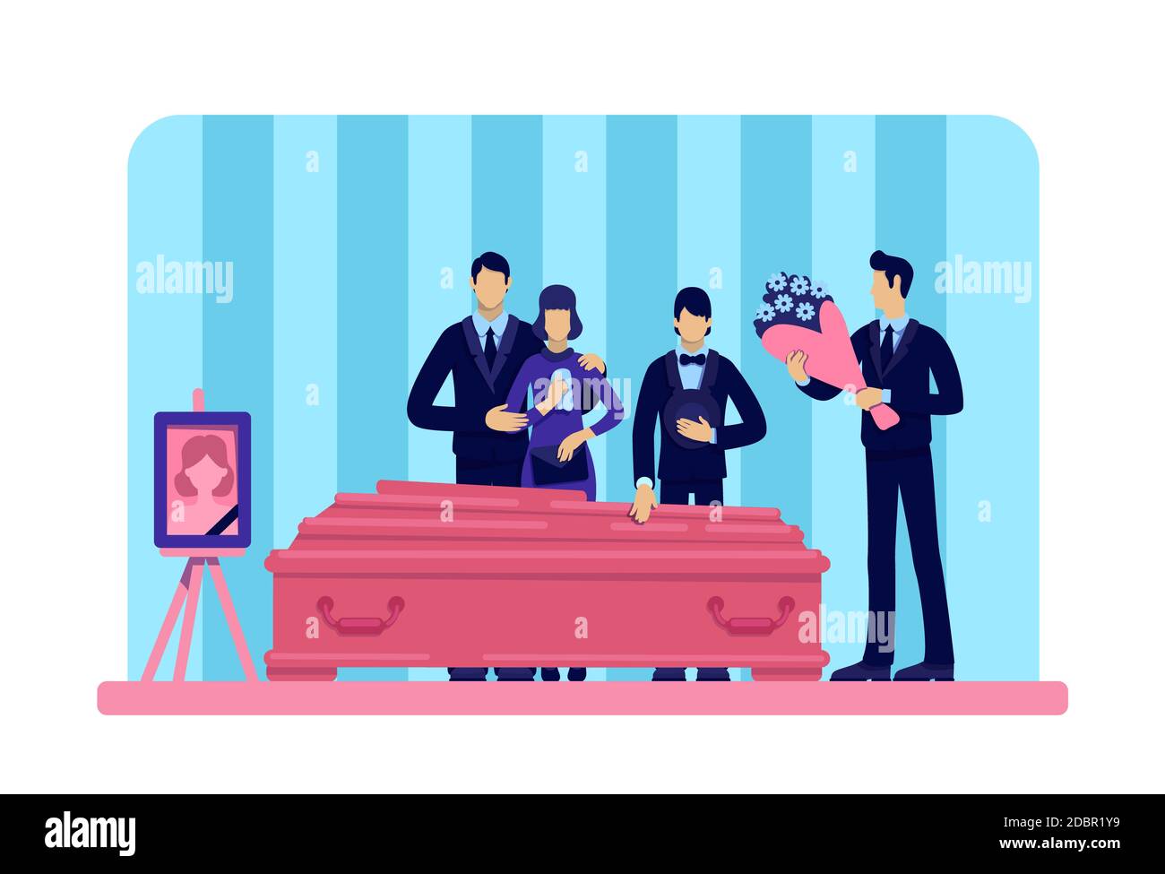 People coffin picture Cut Out Stock Images & Pictures - Alamy