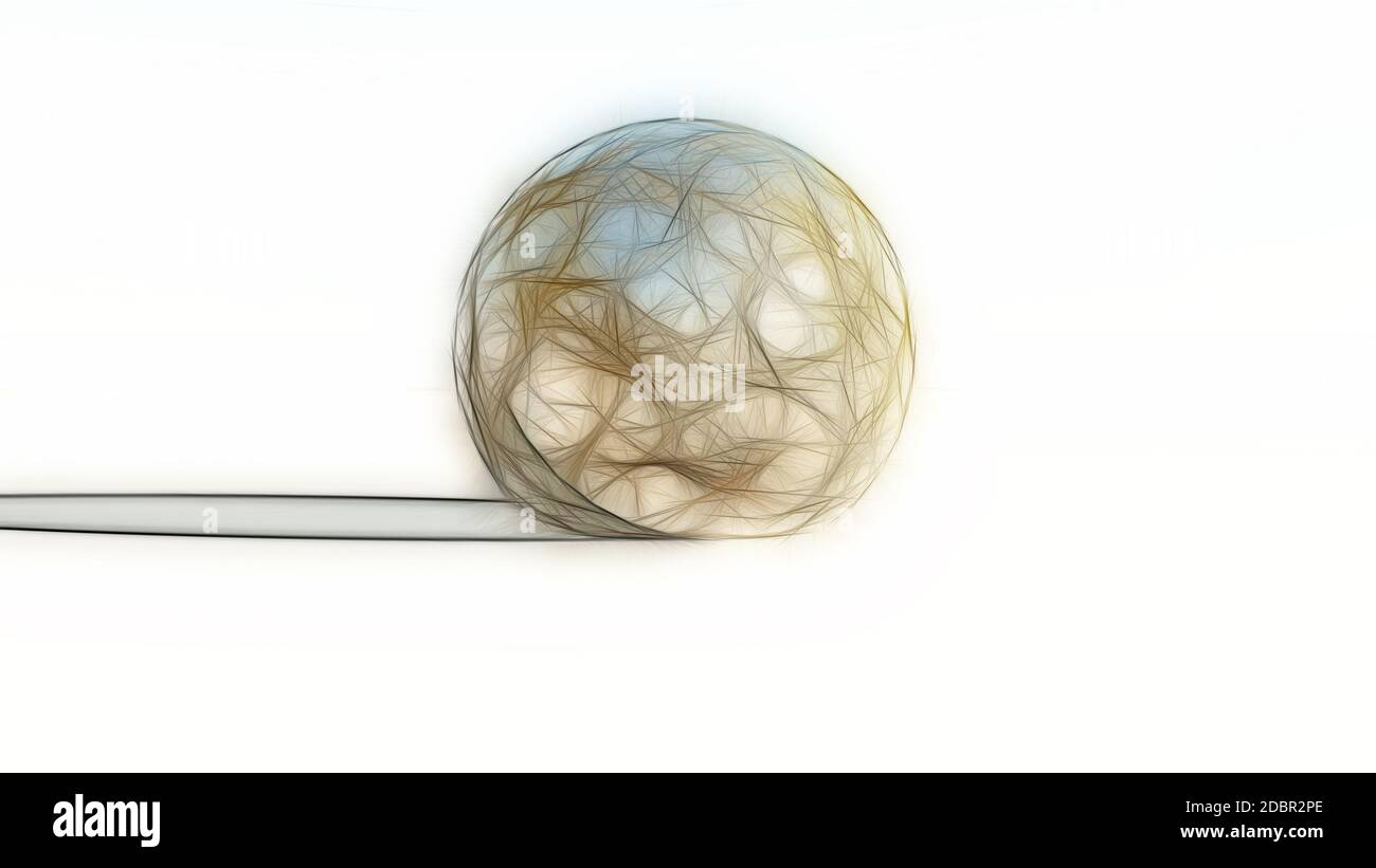 Metallic chrome sphere in desert- 3d rendering Stock Photo - Alamy