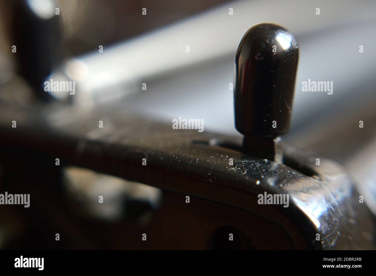 Old typewriter machine detail, typing on vintage typing machine Stock ...