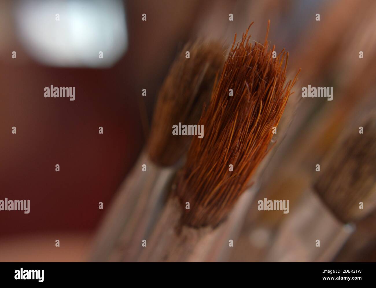 Close Up Of A Paint Brush Stock Photo - Alamy