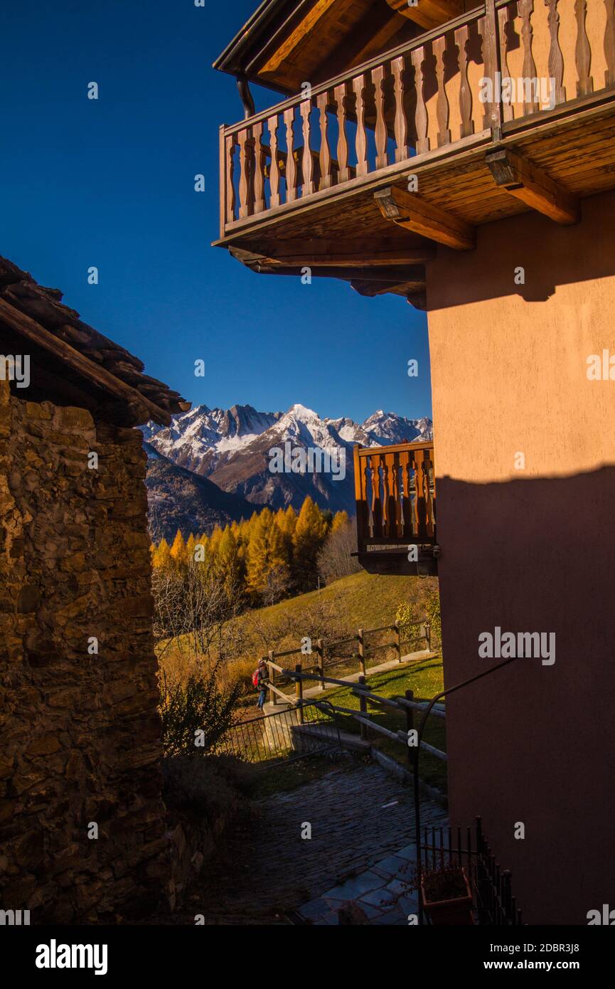 autumn landscape in the Italian Alps Stock Photo - Alamy