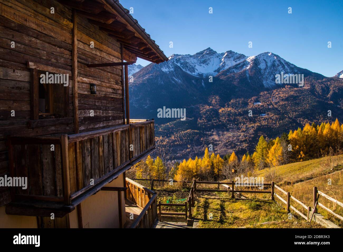 autumn landscape in the Italian Alps Stock Photo - Alamy