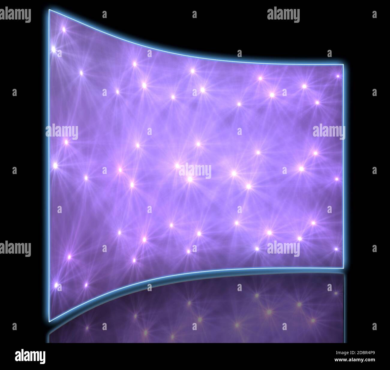 star with lens flare and bokeh effect made in 3d software Stock Photo ...