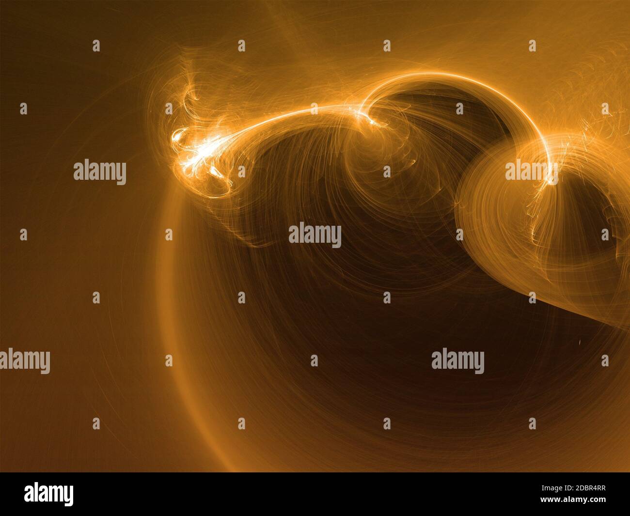 shapes with lens flare and bokeh effect made in 3d software Stock Photo ...