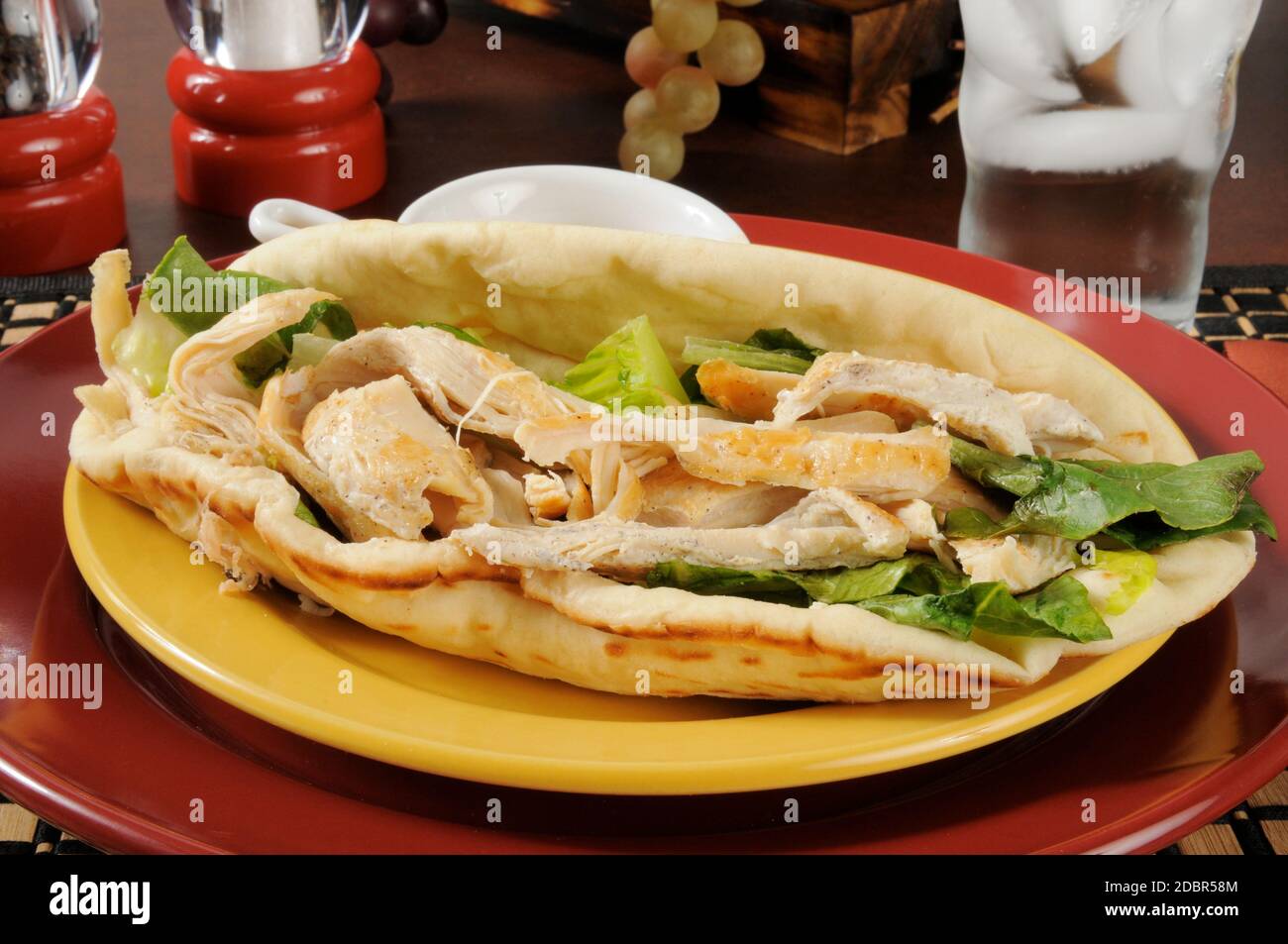 Chicken caesar wrap hi-res stock photography and images - Alamy