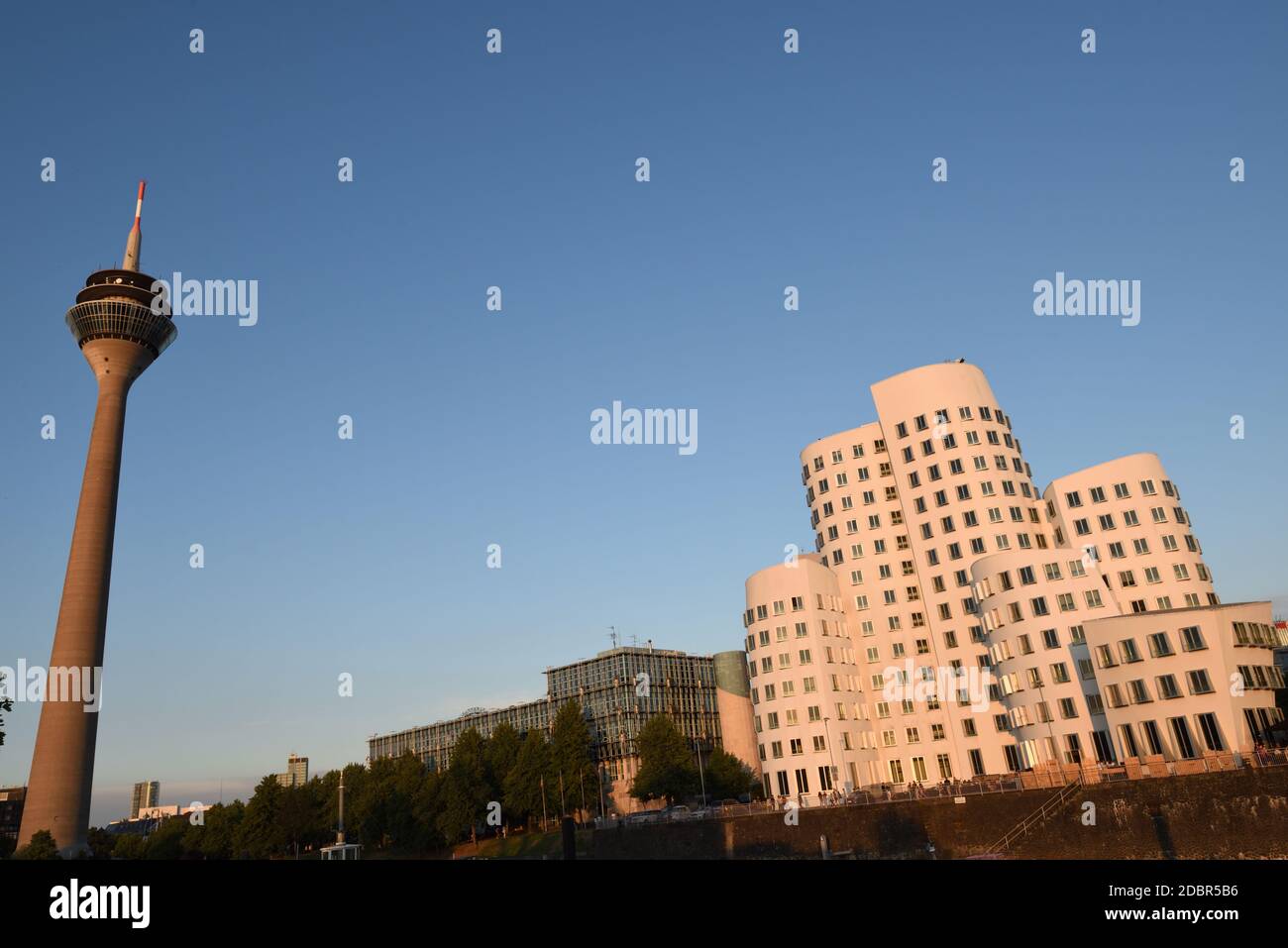 Rhine tower in Dusseldorf, Germany Stock Photo - Alamy