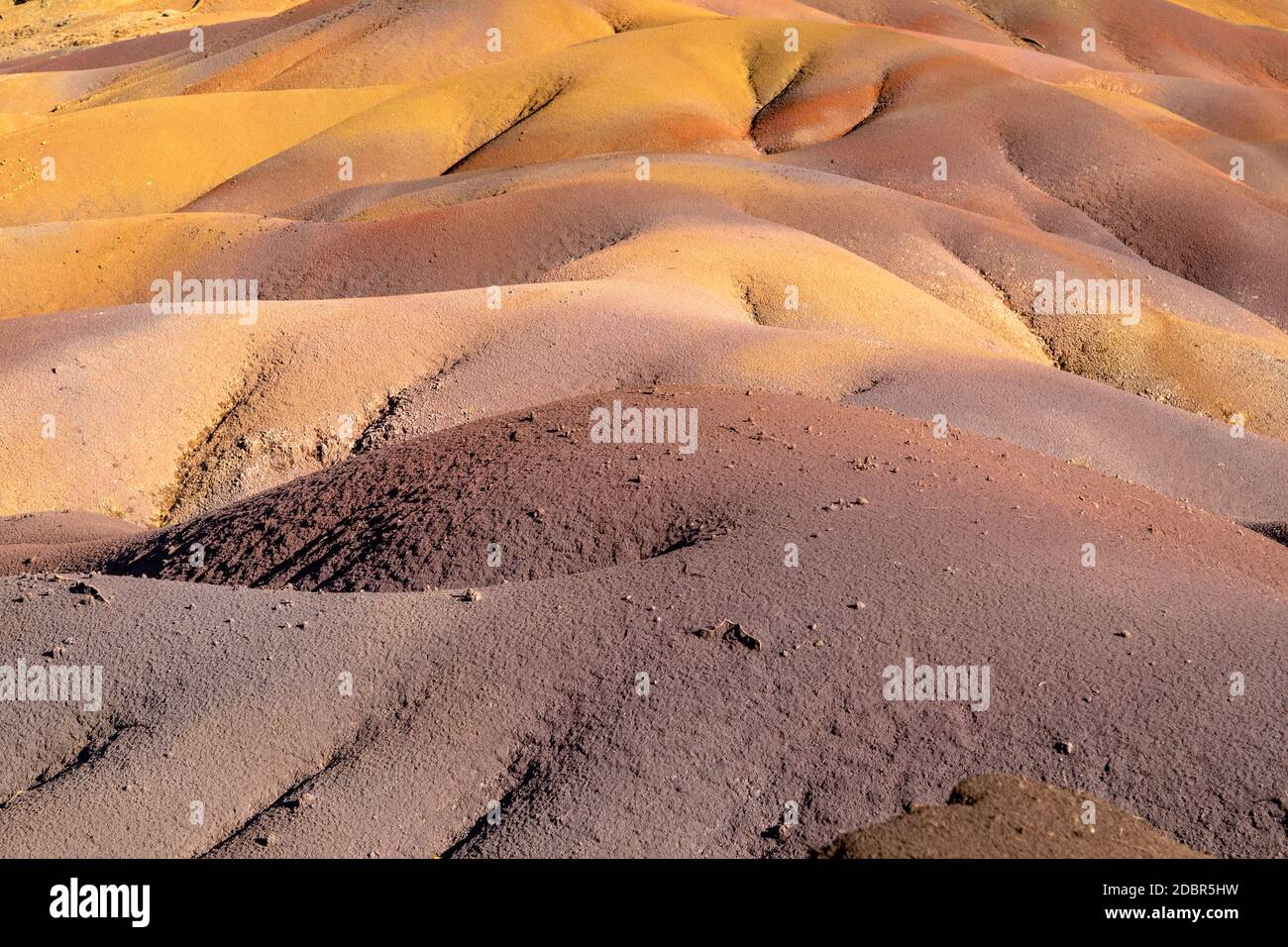 Seven coloured earth (sandstone formation with seven colours) on ...