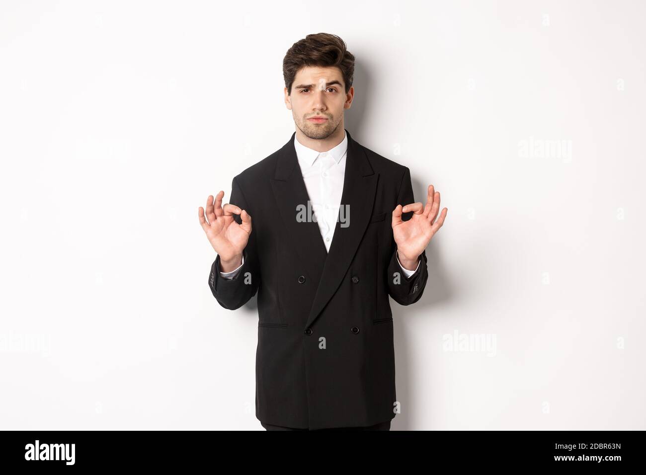 Concept of new year party, celebration and lifestyle. Portrait of ...