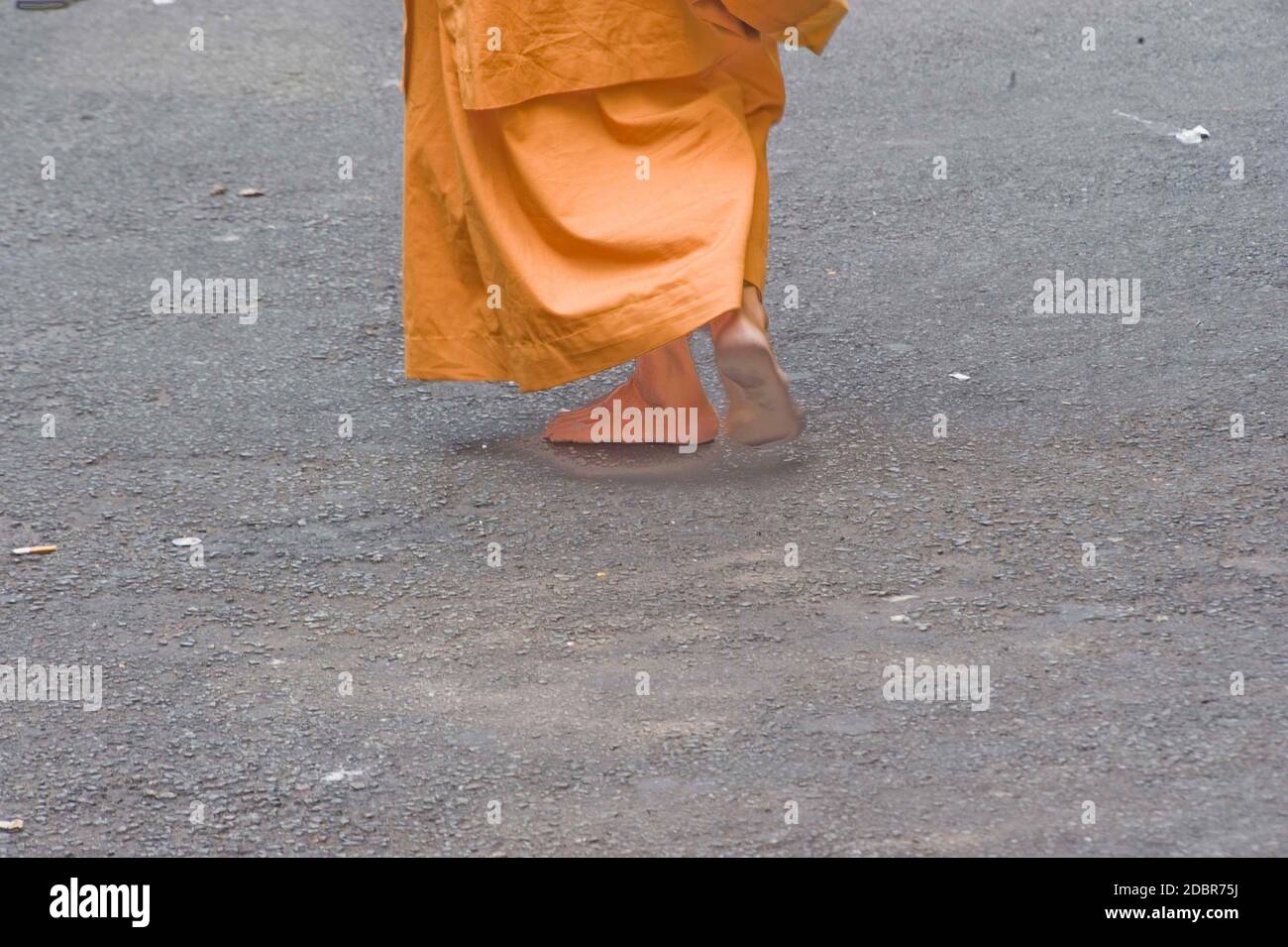 Zen Monks Walking Prayer High Resolution Stock Photography and Images ...