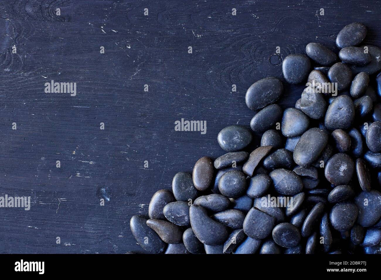 A studio photo of black river rocks Stock Photo - Alamy