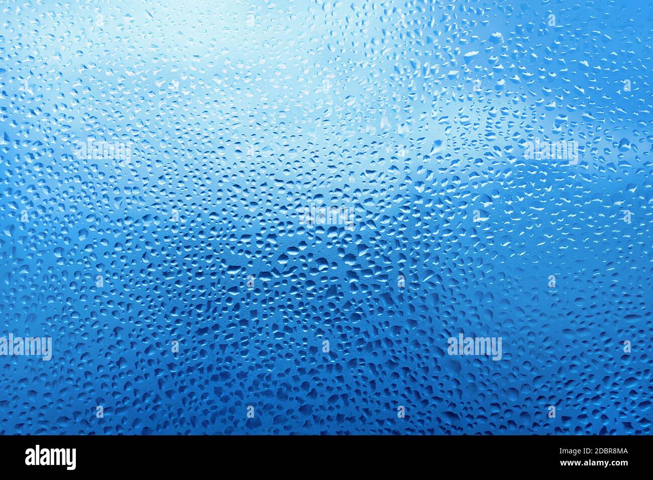 natural water drops on the glass Stock Photo - Alamy