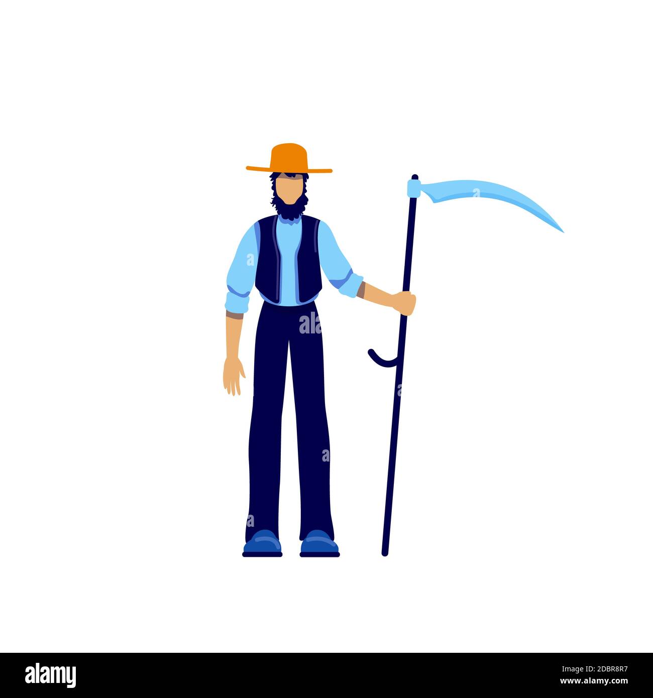 Man beard amish country hi-res stock photography and images - Alamy