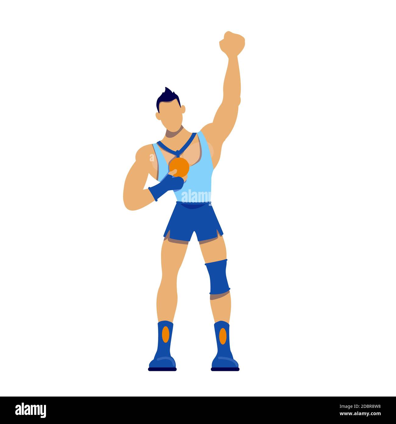 Strong Man Competition Cartoon