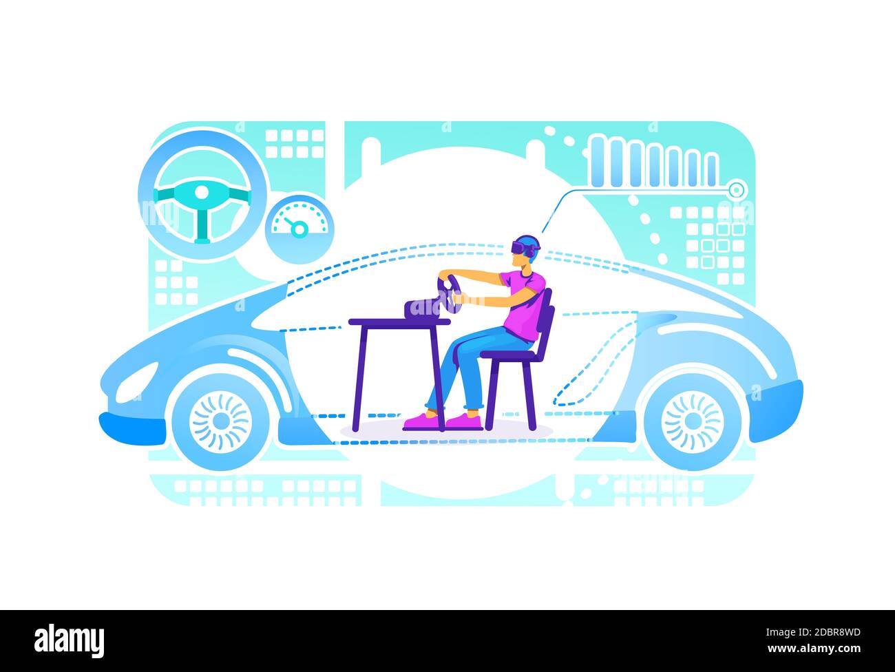 Racing helmet icon cartoon style Cut Out Stock Images & Pictures - Alamy