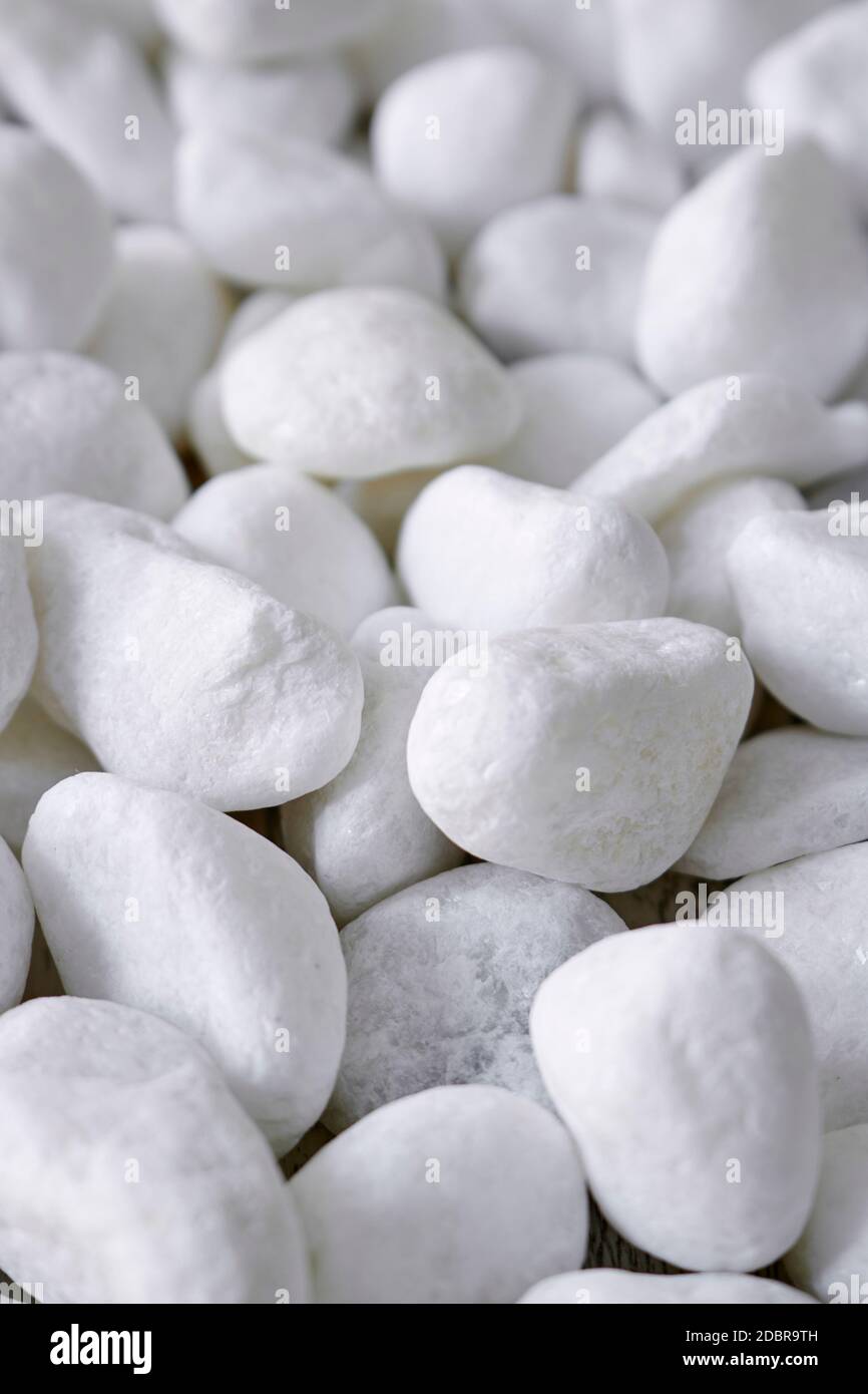 A studio photo of white river rocks Stock Photo - Alamy