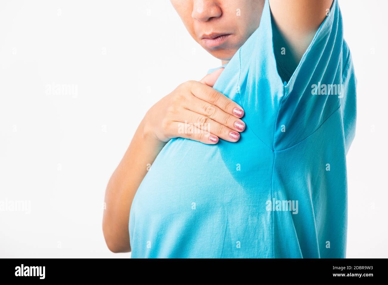 Sweat shirt woman smell hi-res stock photography and images - Alamy