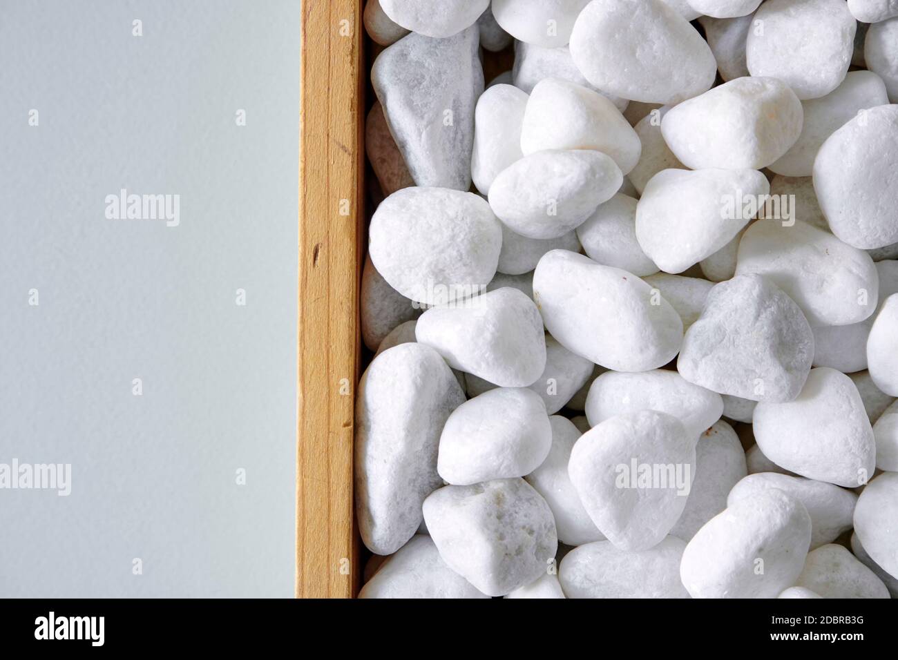 A studio photo of white river rocks Stock Photo - Alamy