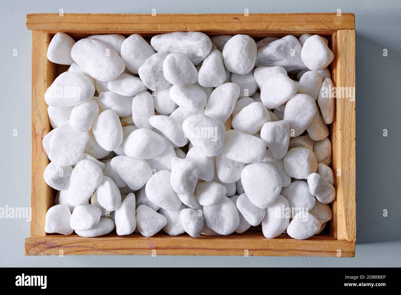 A studio photo of white river rocks Stock Photo - Alamy