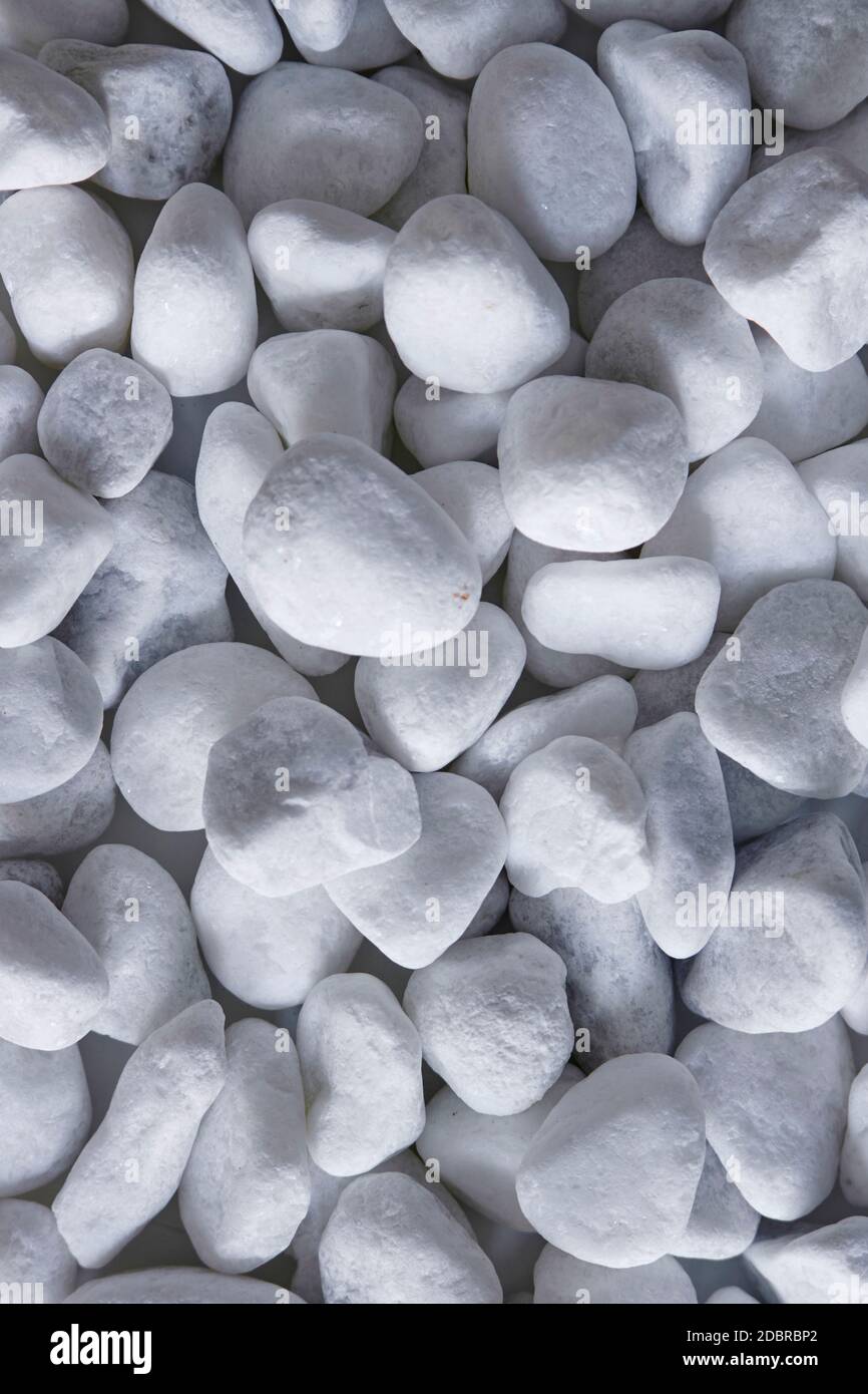 A studio photo of white river rocks Stock Photo - Alamy