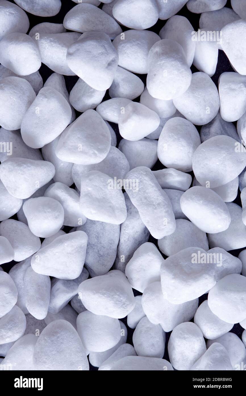 A studio photo of white river rocks Stock Photo - Alamy